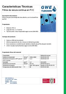 Tuberías y filtros de PVC – Tubomin